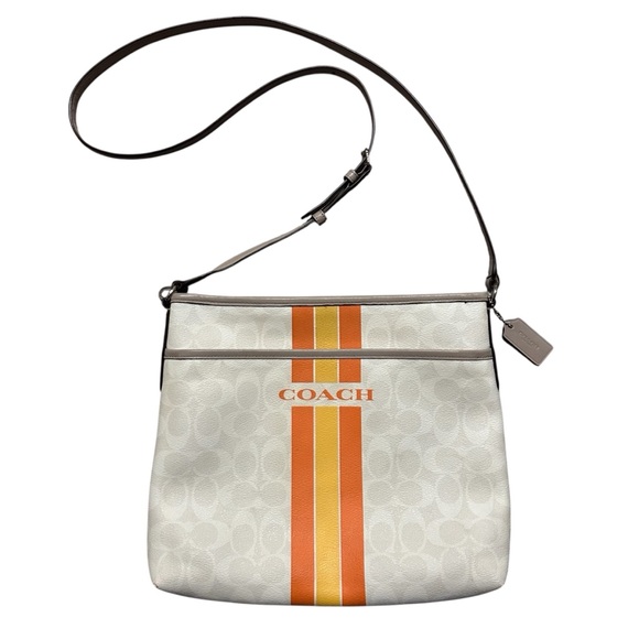 Coach | Bags | Coach Chalk Crossbody Bag Tanorangeyellow | Poshmark